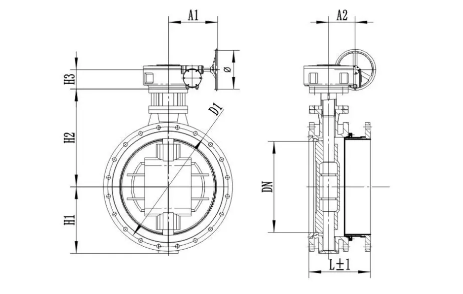 Rotary Butterfly Valve - LVD Valves