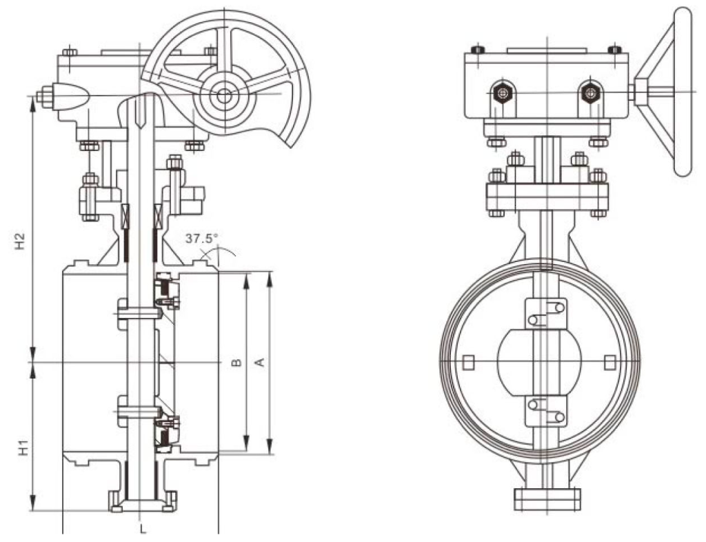 Welded Butterfly Valve - LVD Valves